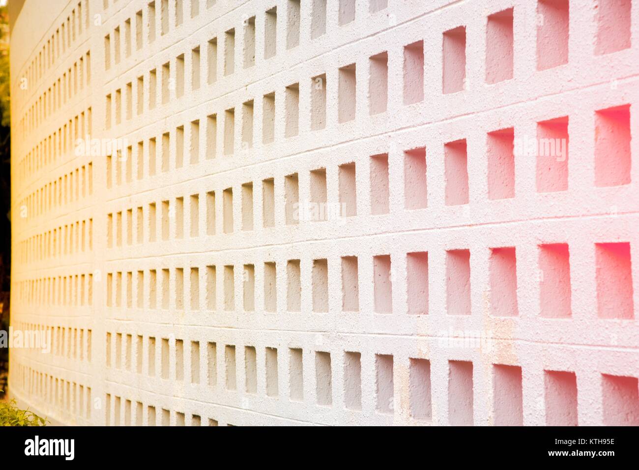 Texture and background of white concrete block wall Stock Photo - Alamy