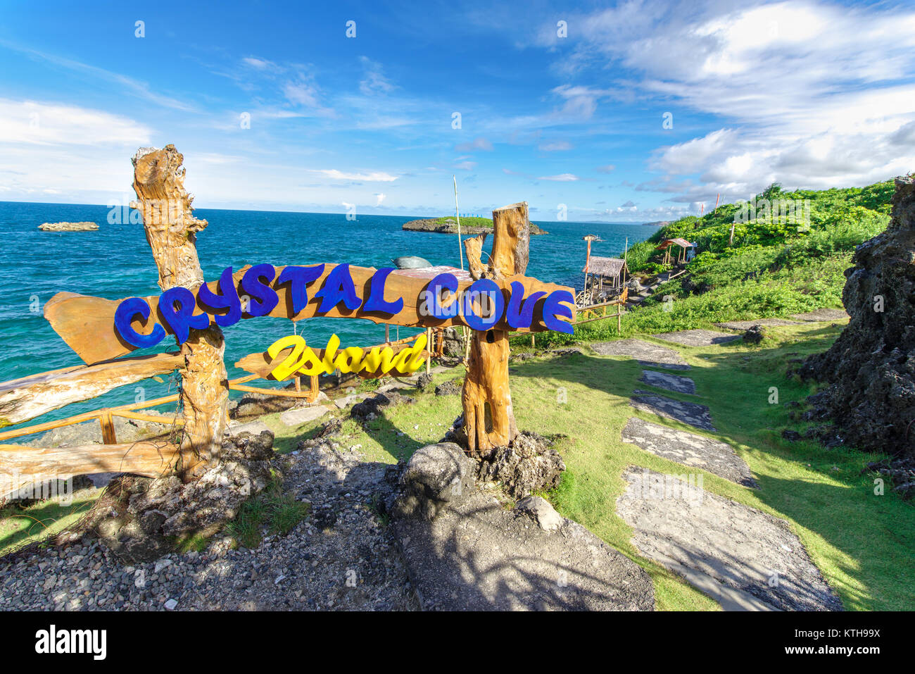 Nov 19,2017 Photo zone at Crystal Cove island, Boracay, Philippines ...