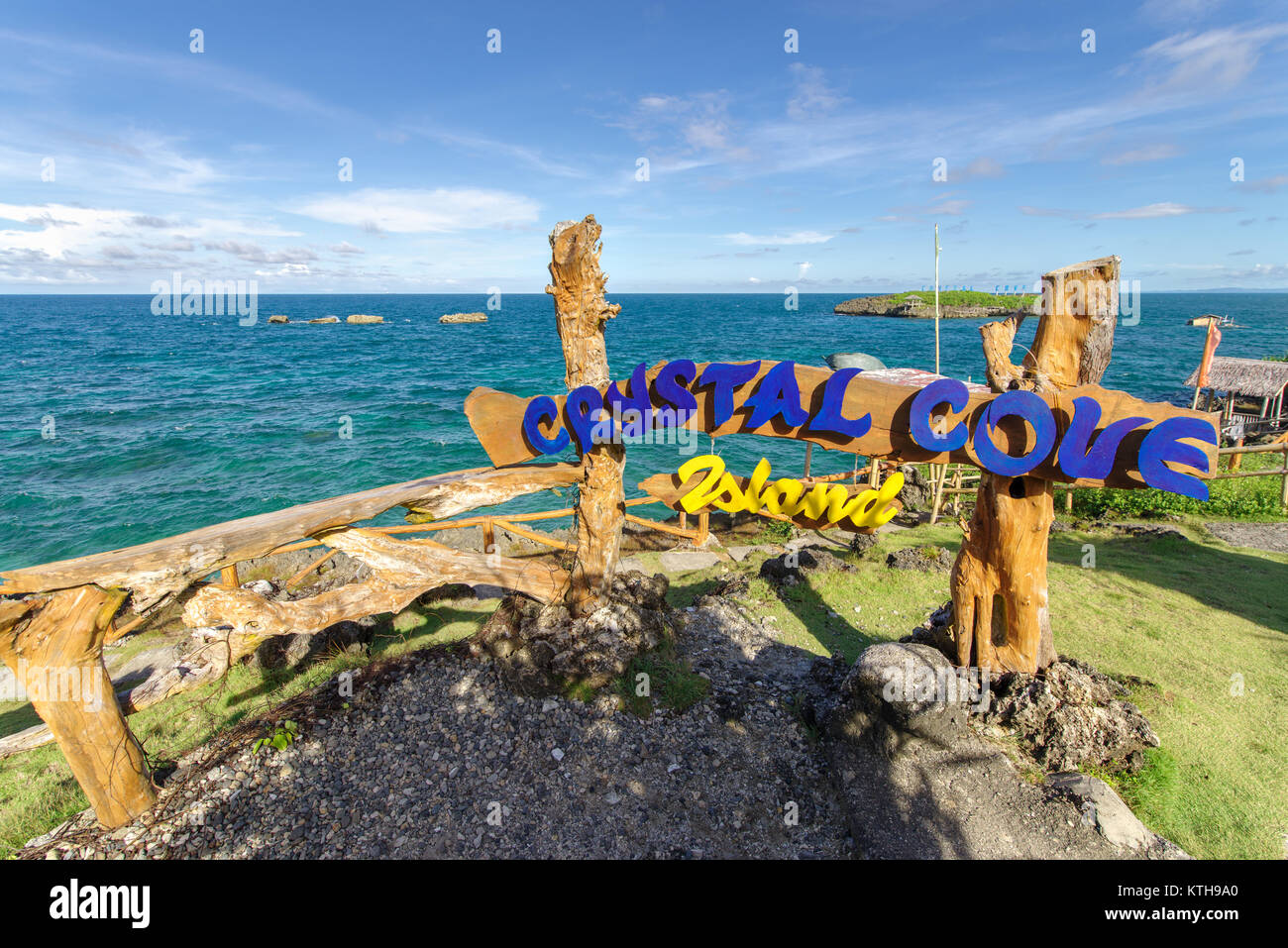 Nov 19,2017 Photo zone at Crystal Cove island, Boracay, Philippines ...