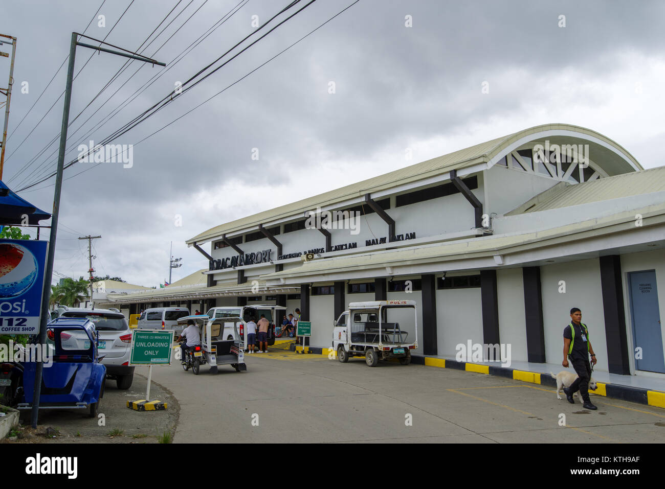 Nov 16,2017 Front of Boracay airport passenger terminal, Philippines ...