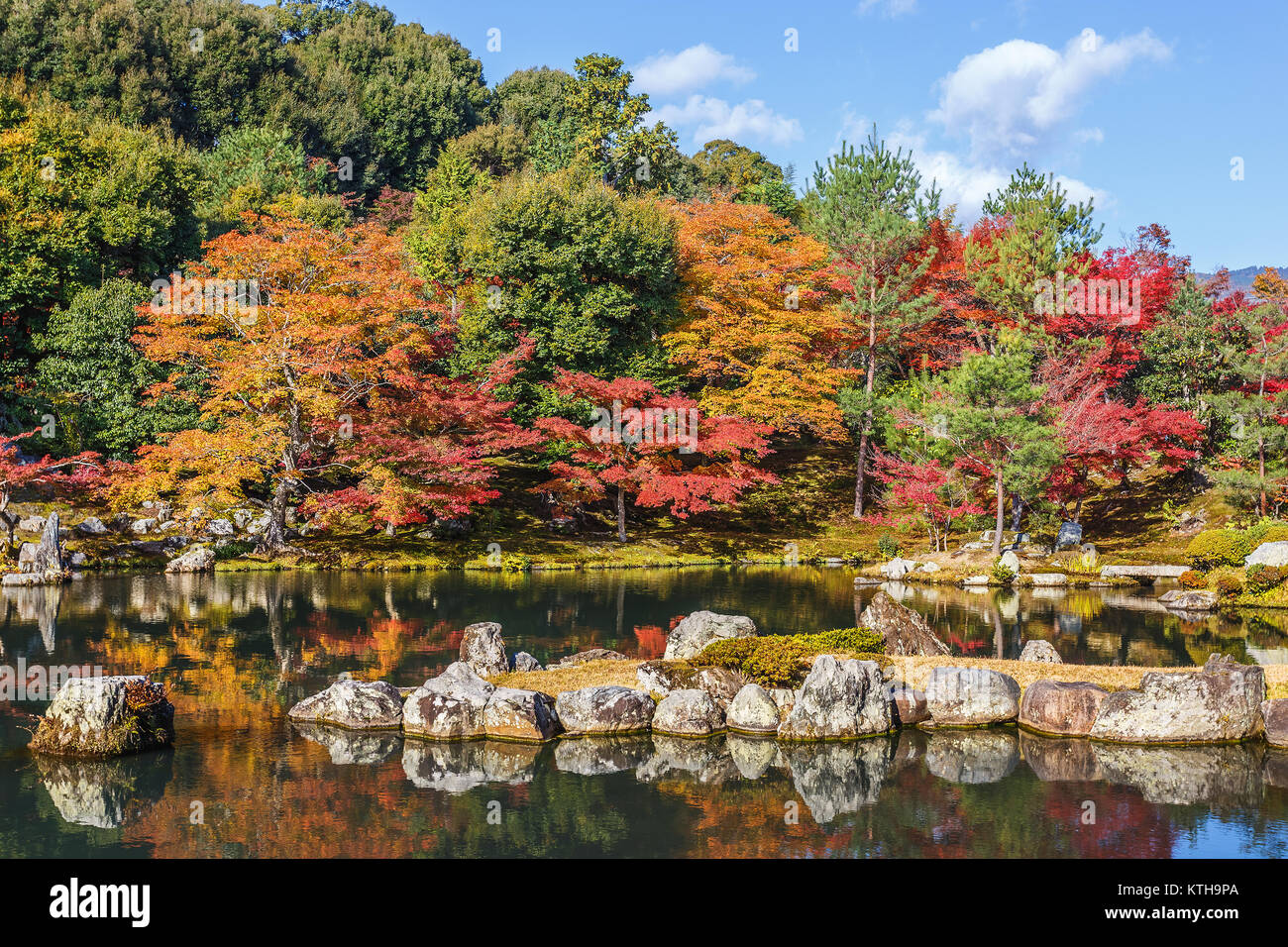 Tenryuji Sogenchi Pond Garden a UNESCO World Heritage Site in Kyoto ...