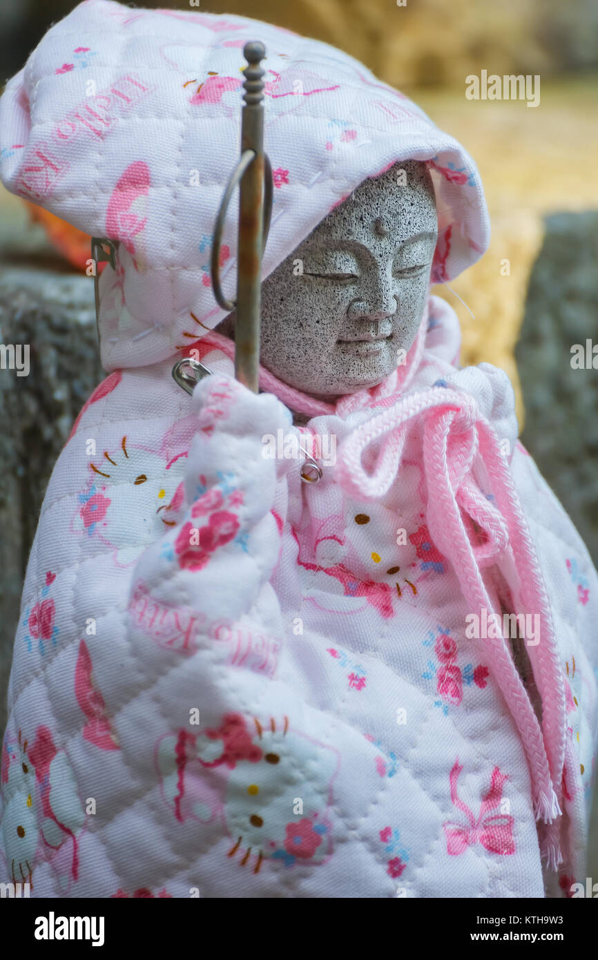 Small Jizo Statues at Hase-dera Temple in kama Kura KAMAKURA, JAPAN ...
