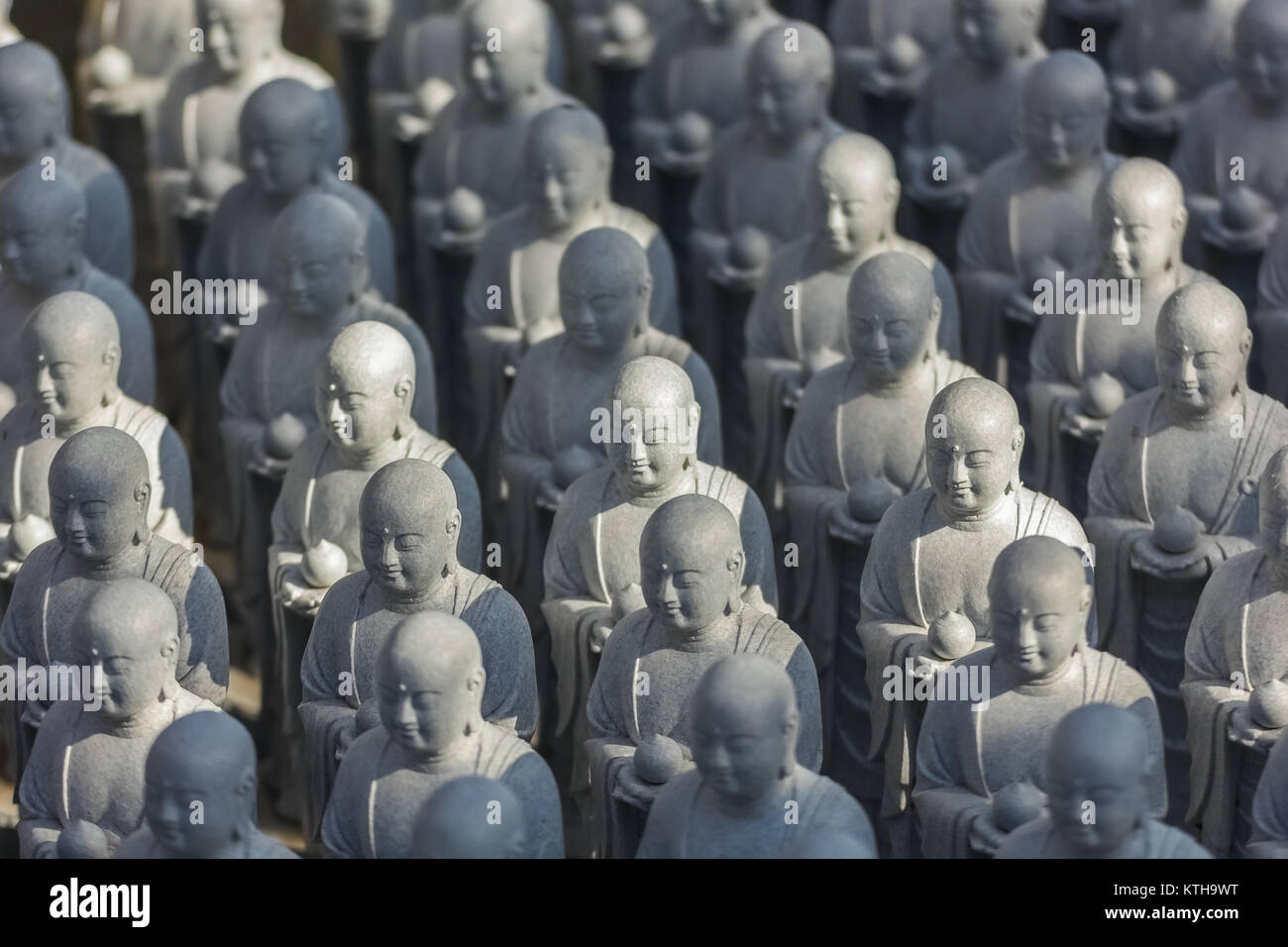 Small Jizo Statues at Hase-dera Temple in kama Kura KAMAKURA, JAPAN ...
