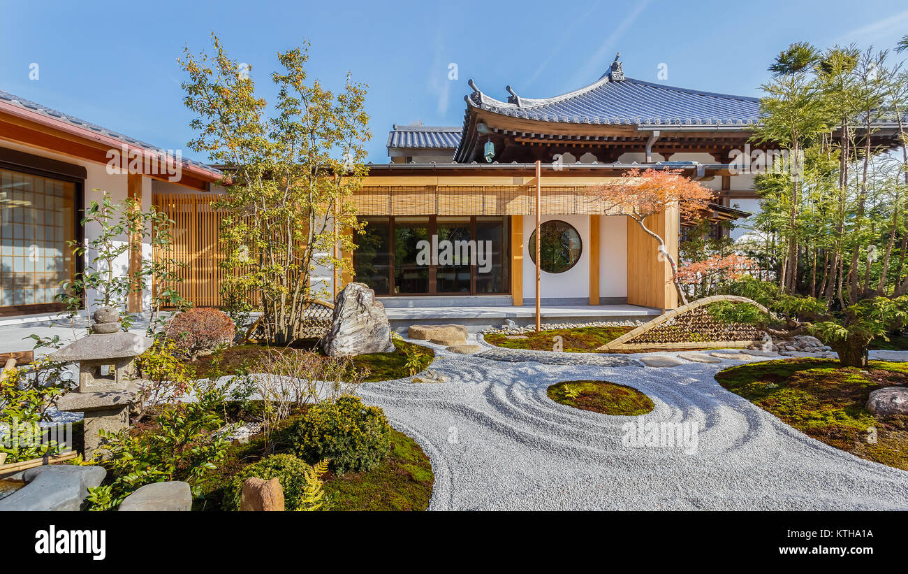 Kamakura, Japan - November 24 2013: Built in 686 dedicated to Emperor ...