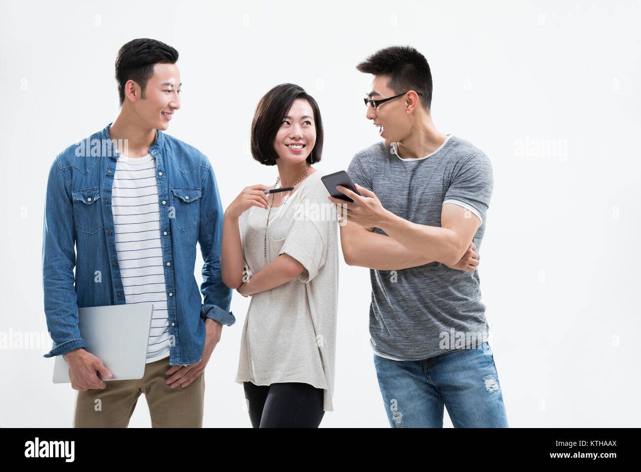 Confident designer team Stock Photo - Alamy