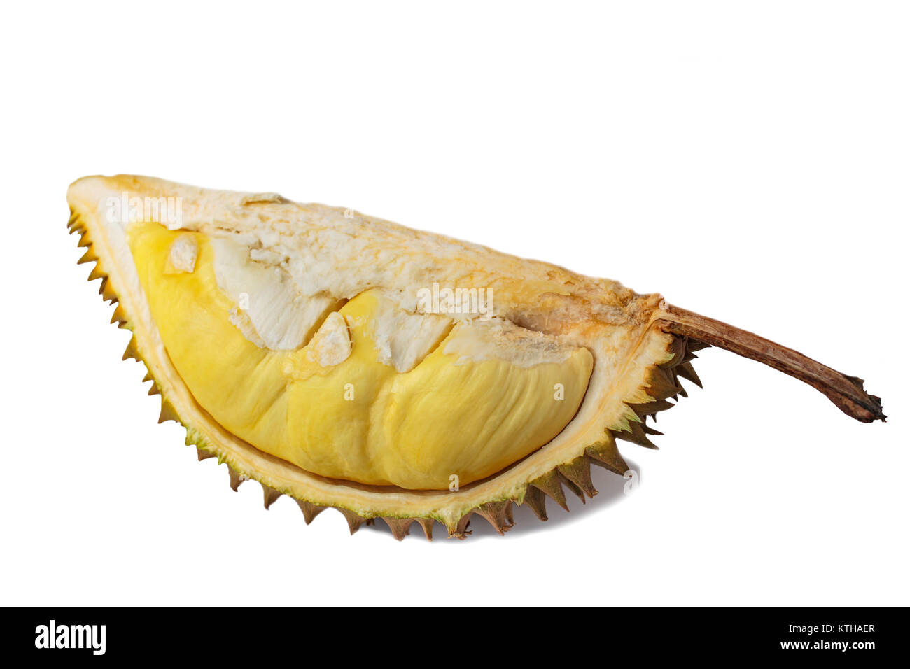Durian isolated on white background, fresh fruit Stock Photo - Alamy