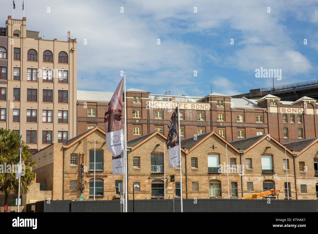 The Rocks area of Sydney and its historic architecture at Campbells ...