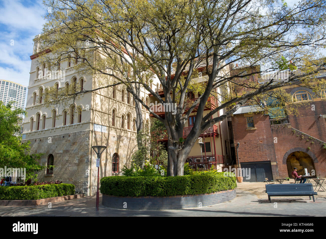 The Rocks area of Sydney and its historic architecture,Australia Stock ...