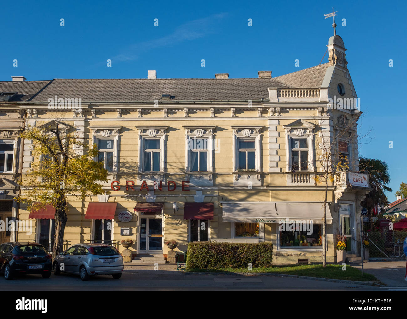 Cafe Grande in Moedling ,Austria Stock Photo - Alamy