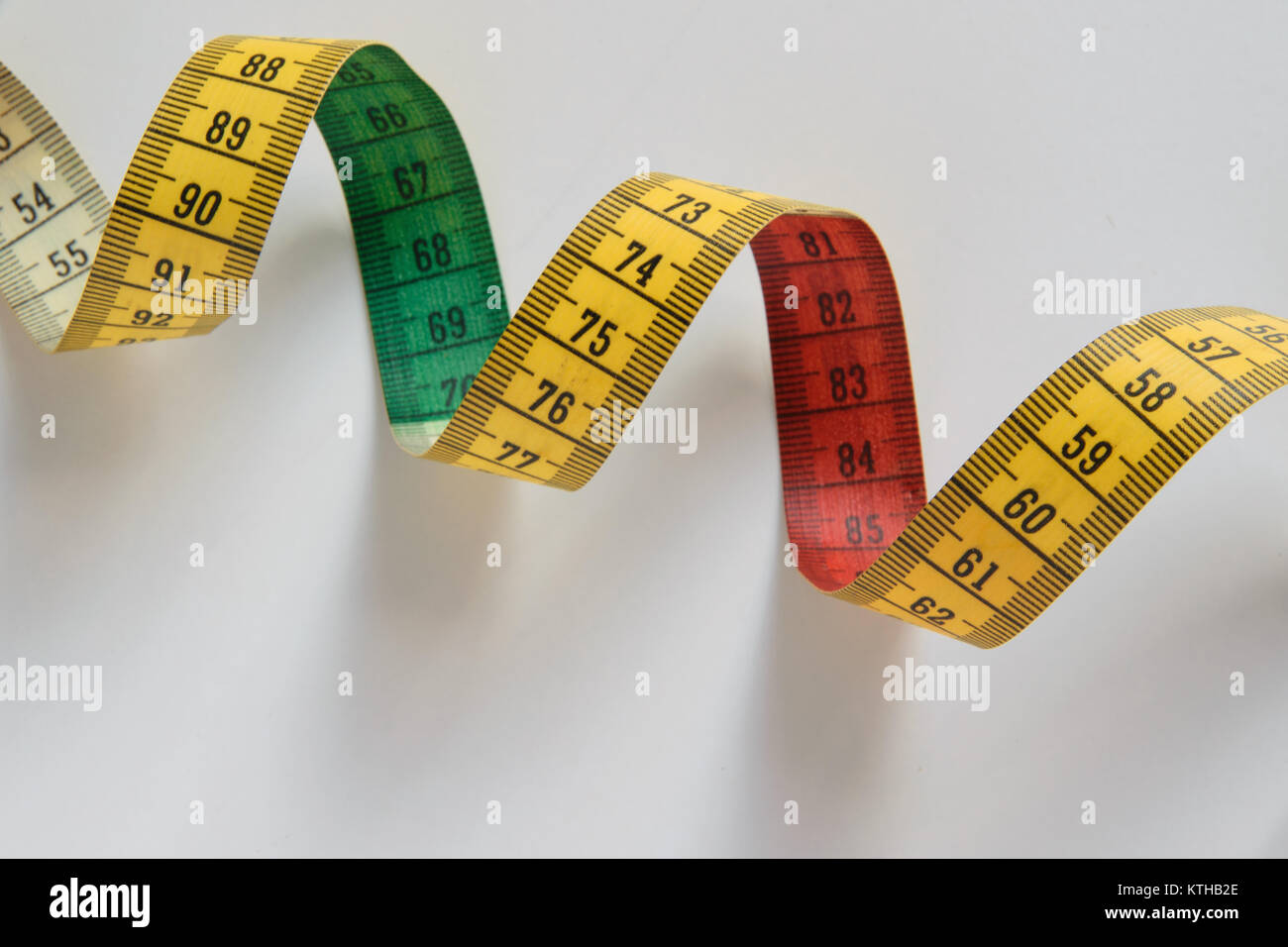 Isolated sewing meter on white background with space for text. Concepts ...