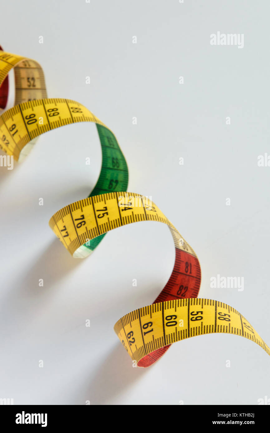 Isolated sewing meter on white background with space for text. Concepts ...