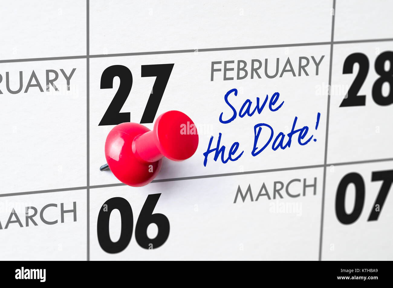 February 27 date calendar change hi-res stock photography and images ...