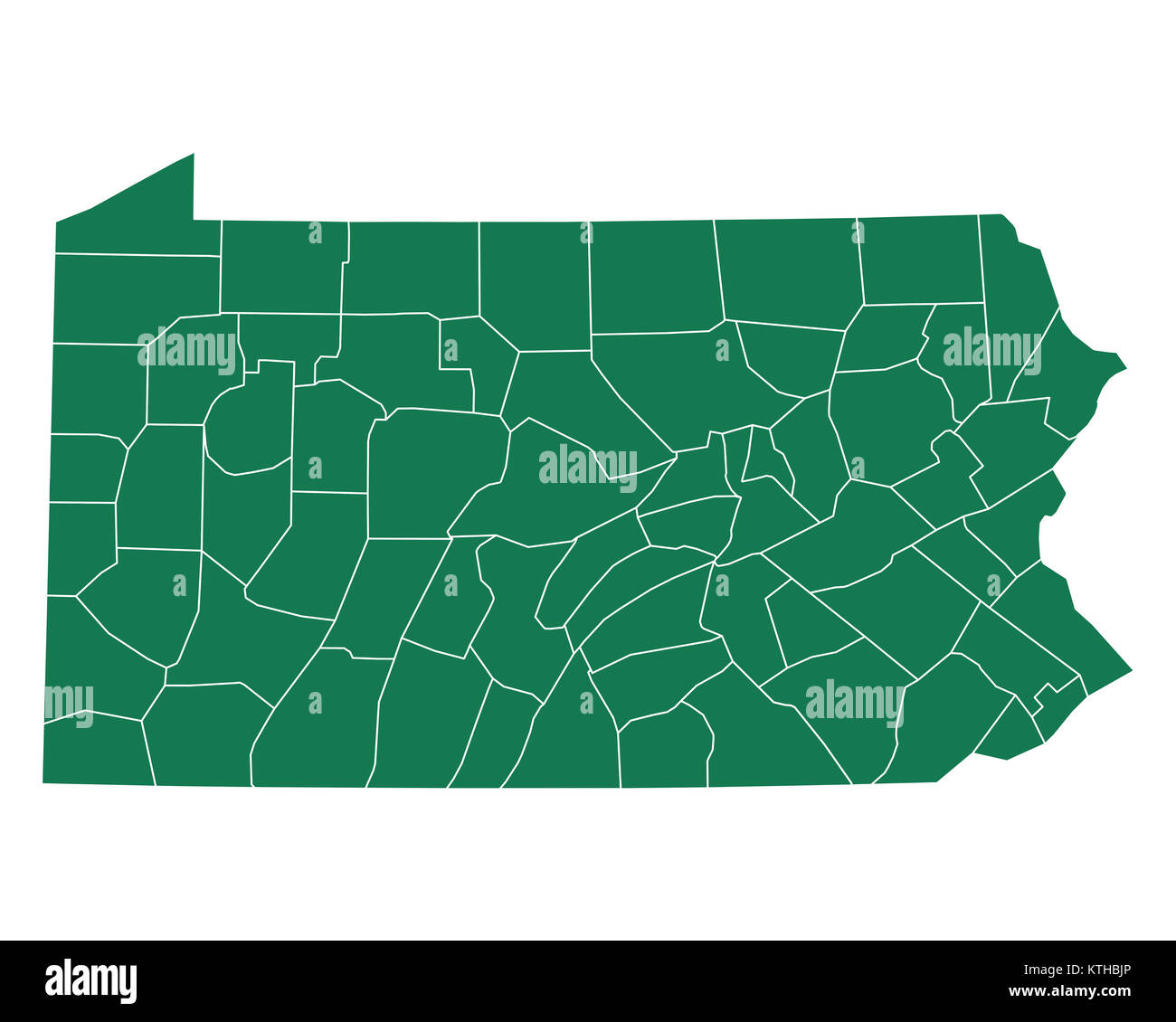 Pennsylvania map hi-res stock photography and images - Alamy