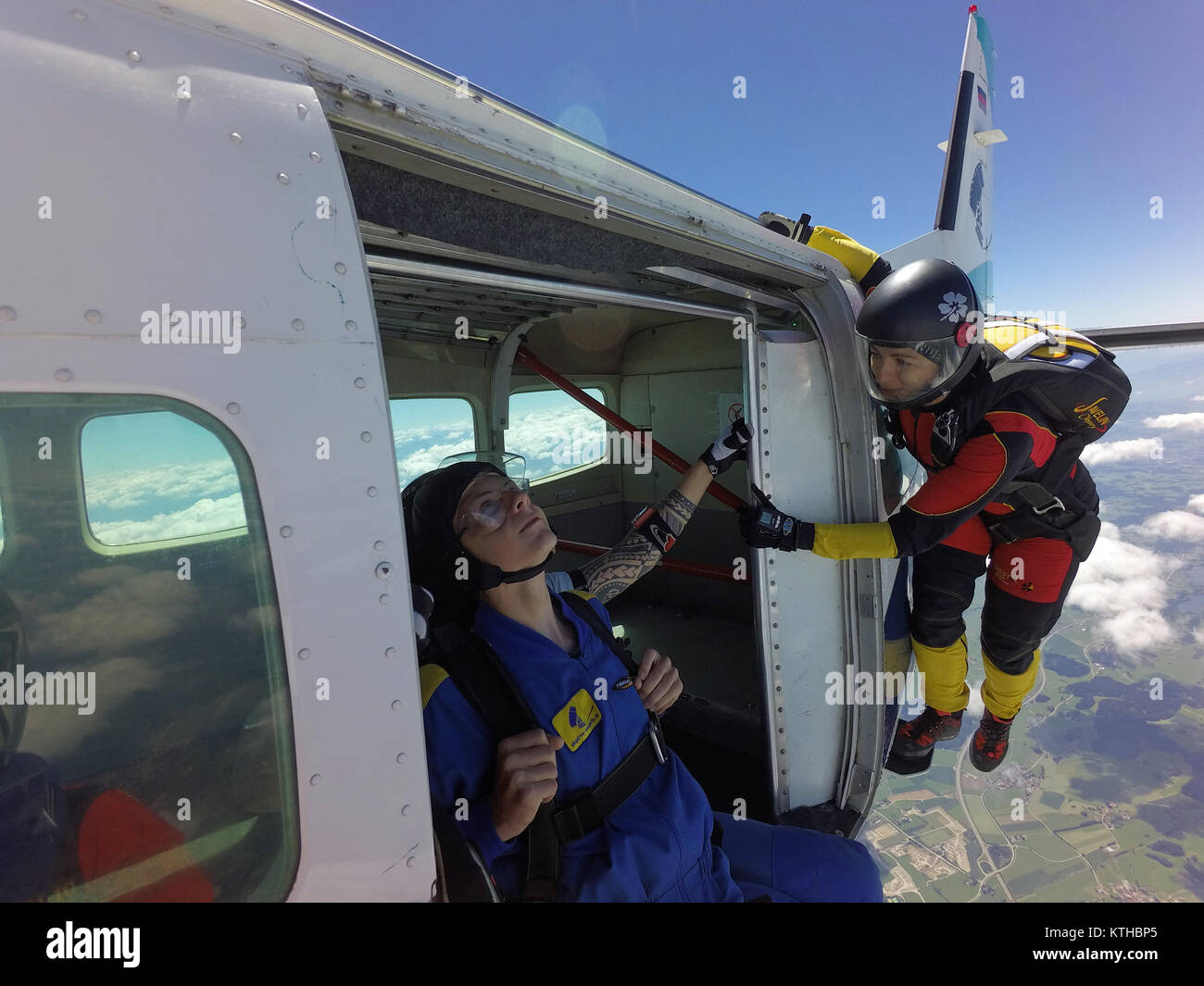 Skydiving Plane Interior