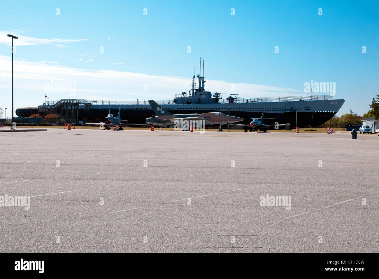 The submarine USS Drum (SS-228), a WWII veteran with 12 Battle Stars ...
