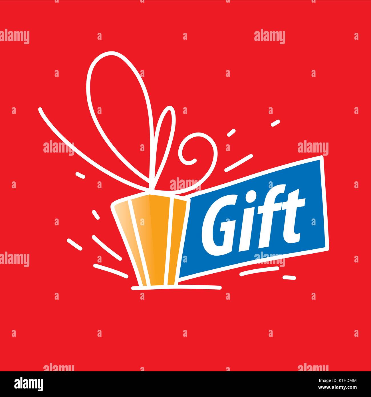 vector logo gift Stock Vector Image & Art - Alamy
