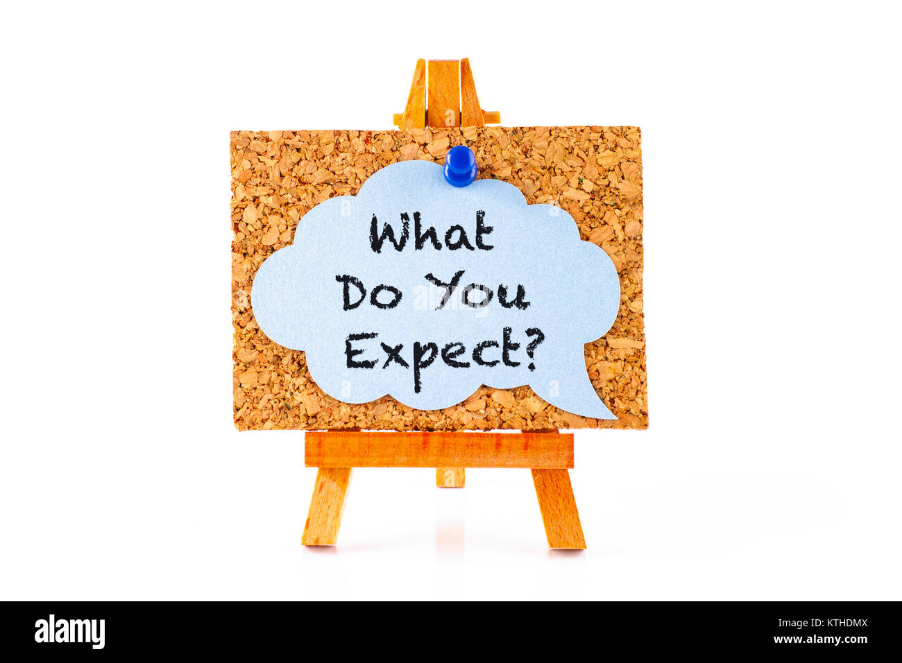 Phrase What Do You Expect In Blue Speech Bubble On Corkboard With phrase-what-do-you-expect-in-blue-speech-bubble-on-corkboard-with