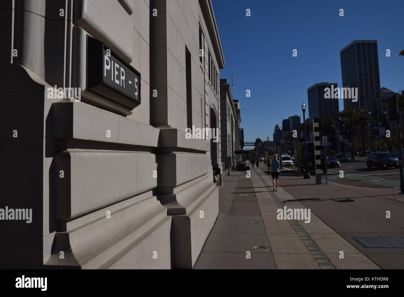 Pier 5, San Francisco waterfront, Port District Stock Photo - Alamy