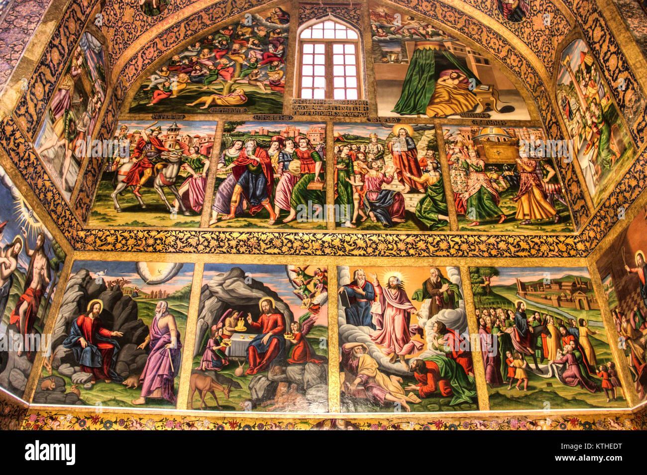 Inside the Vank Cathedral, the Armenian church in the Julfa ...