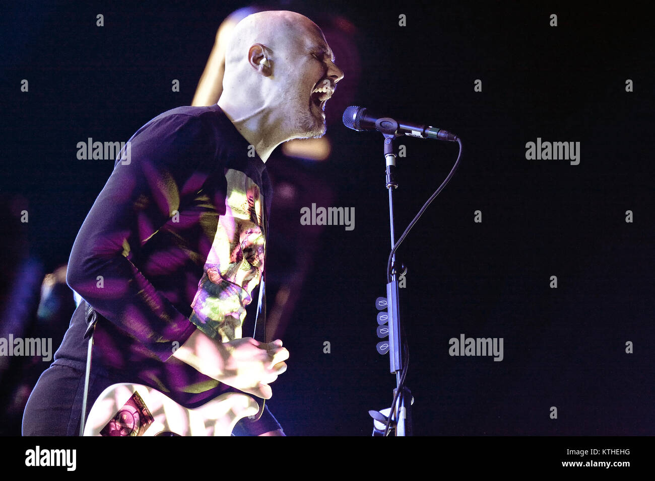 The American alternative rock band The Smashing Pumpkins performs a ...
