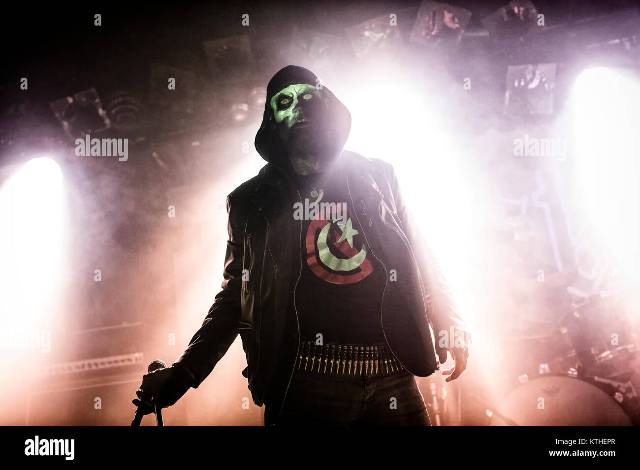 Norway, Oslo - December 1, 2017. The Norwegian black metal band Taake ...