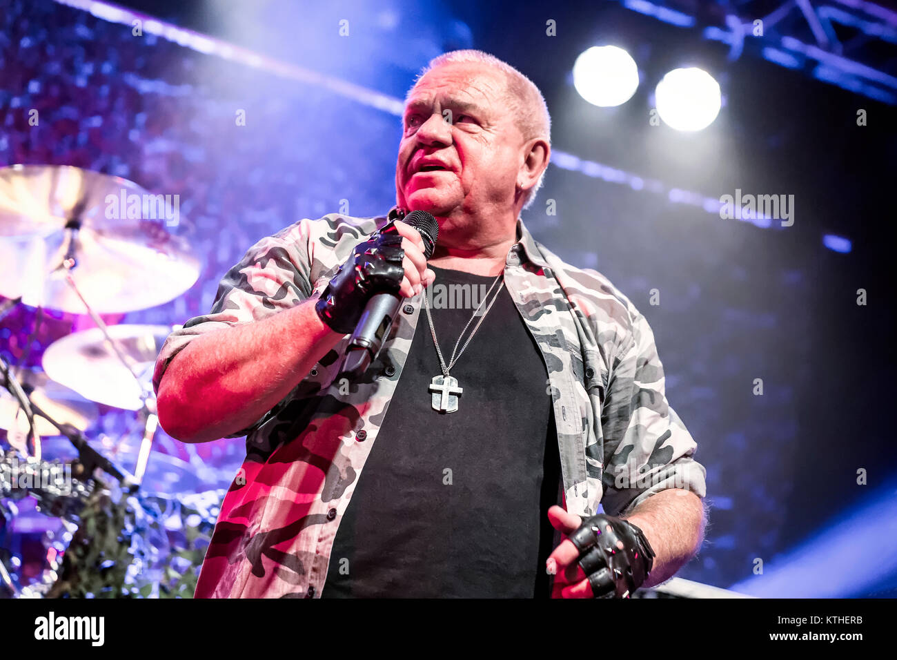 The German heavy metal band U.D.O. performs a live concert at Vulkan ...