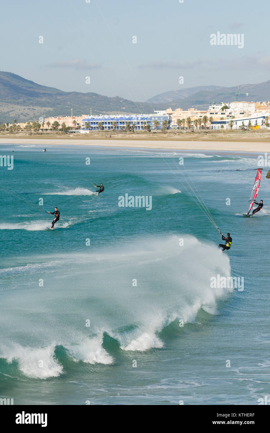 Windsurfer riding the waves hi-res stock photography and images - Alamy