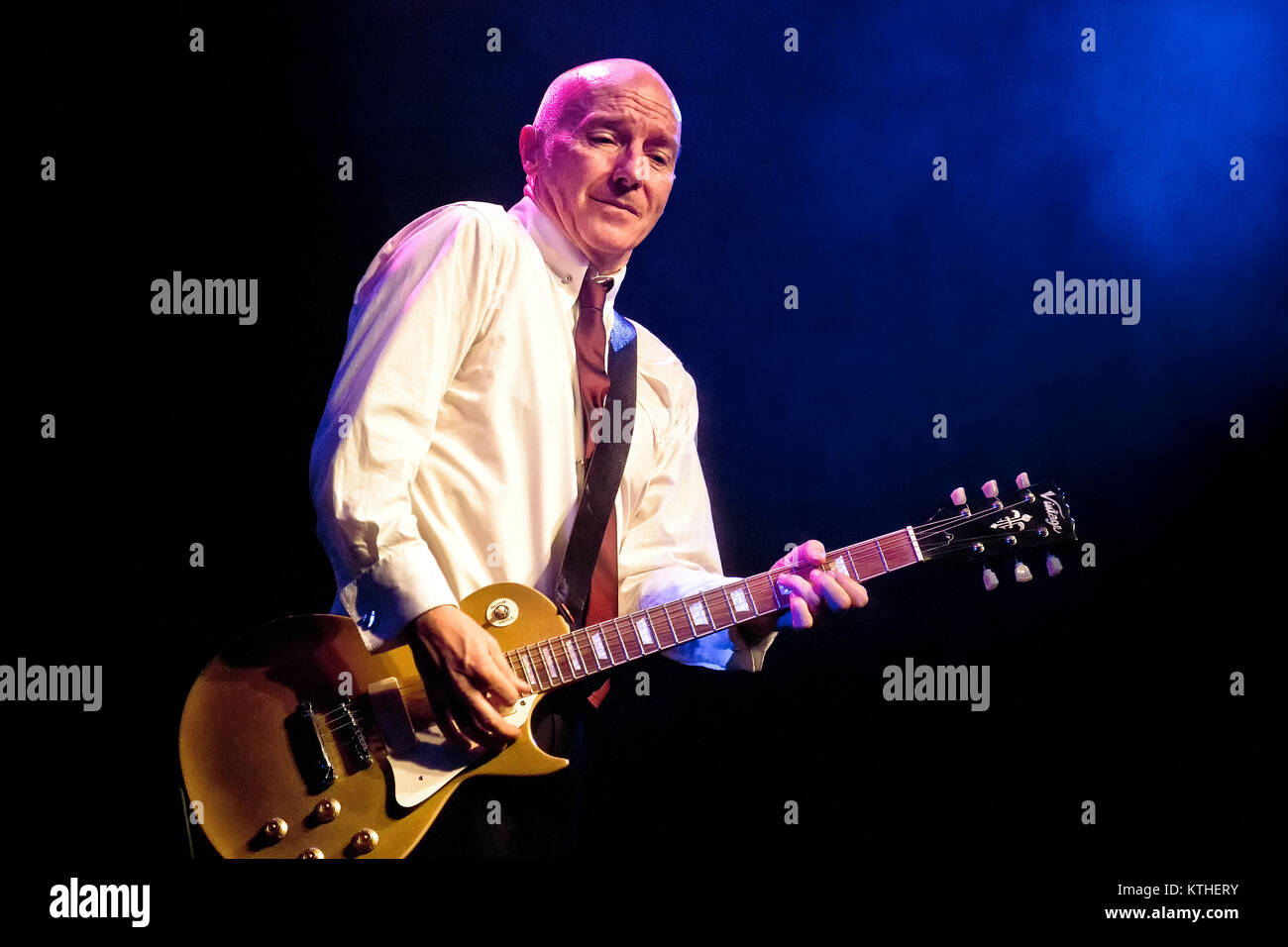 The British new wave band Ultravox performs a live concert at ...