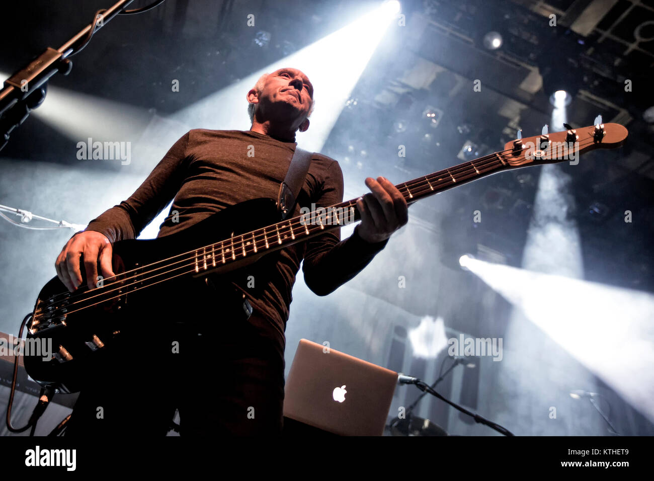 The British new wave band Ultravox performs a live concert at ...