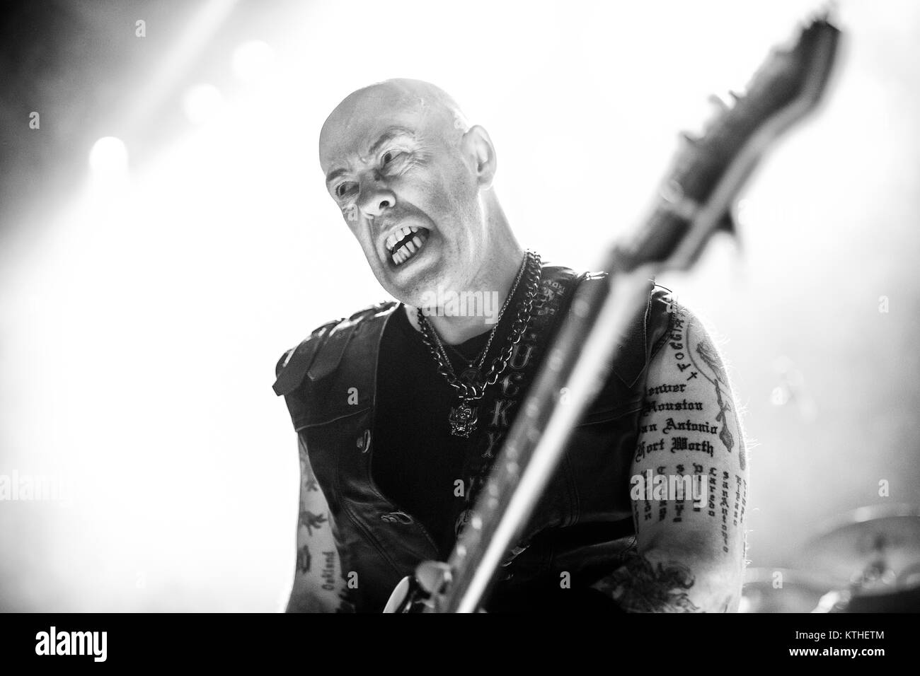 The British heavy metal band Venom Inc performs a live concert at ...