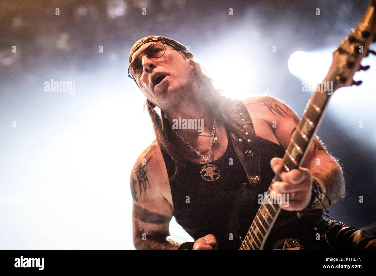 The British heavy metal band Venom Inc performs a live concert at ...