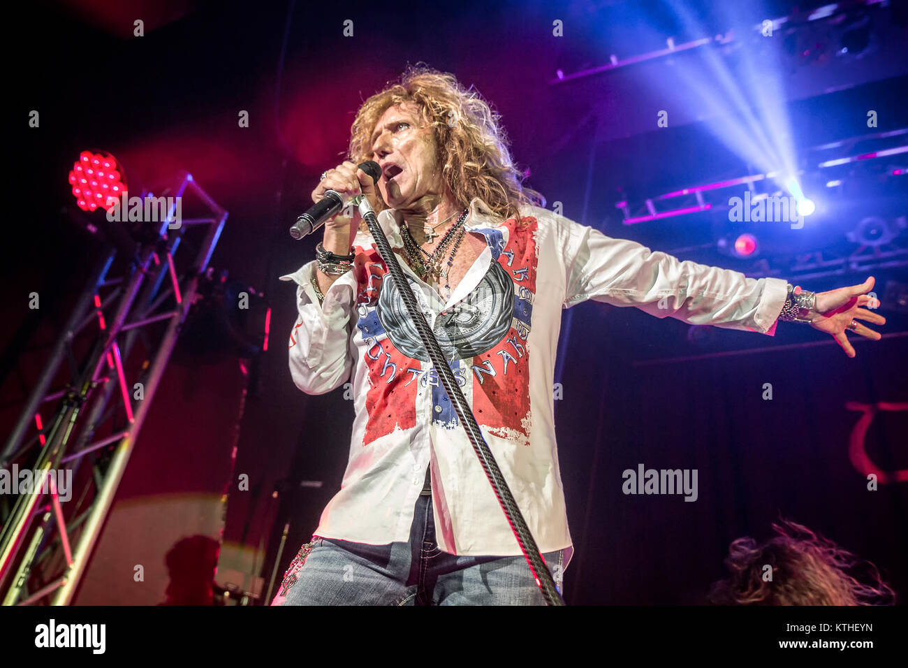 The English rock band Whitesnake performs a live concert at Sentrum ...