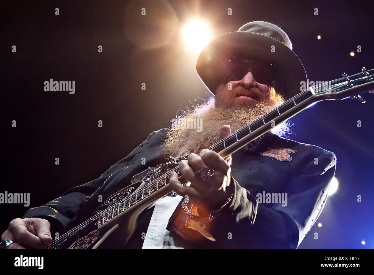 The American rock band ZZ Top performs a live concert at the Oslo ...