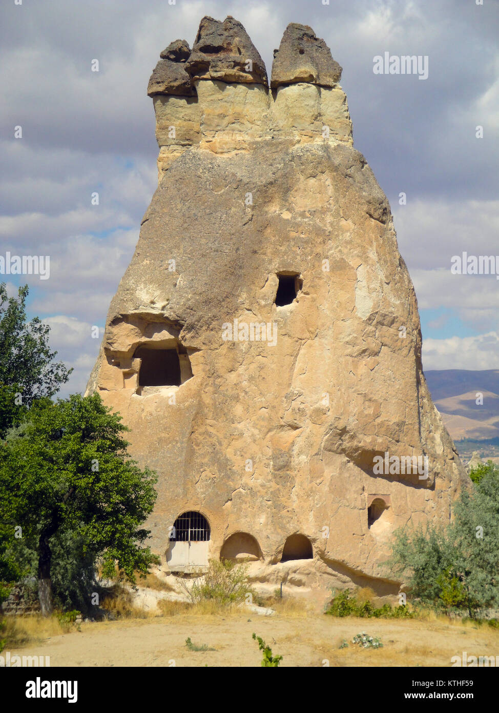 Cappadocia landscape, sandstone rocks in Turkey Stock Photo - Alamy