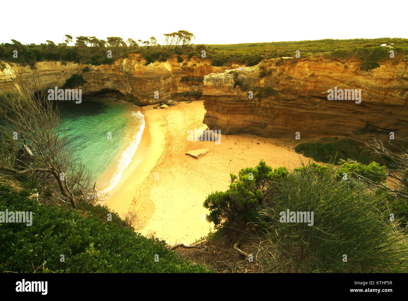 The Loch Ard Gorge is accessed via the Great Ocean Road in Victoria ...