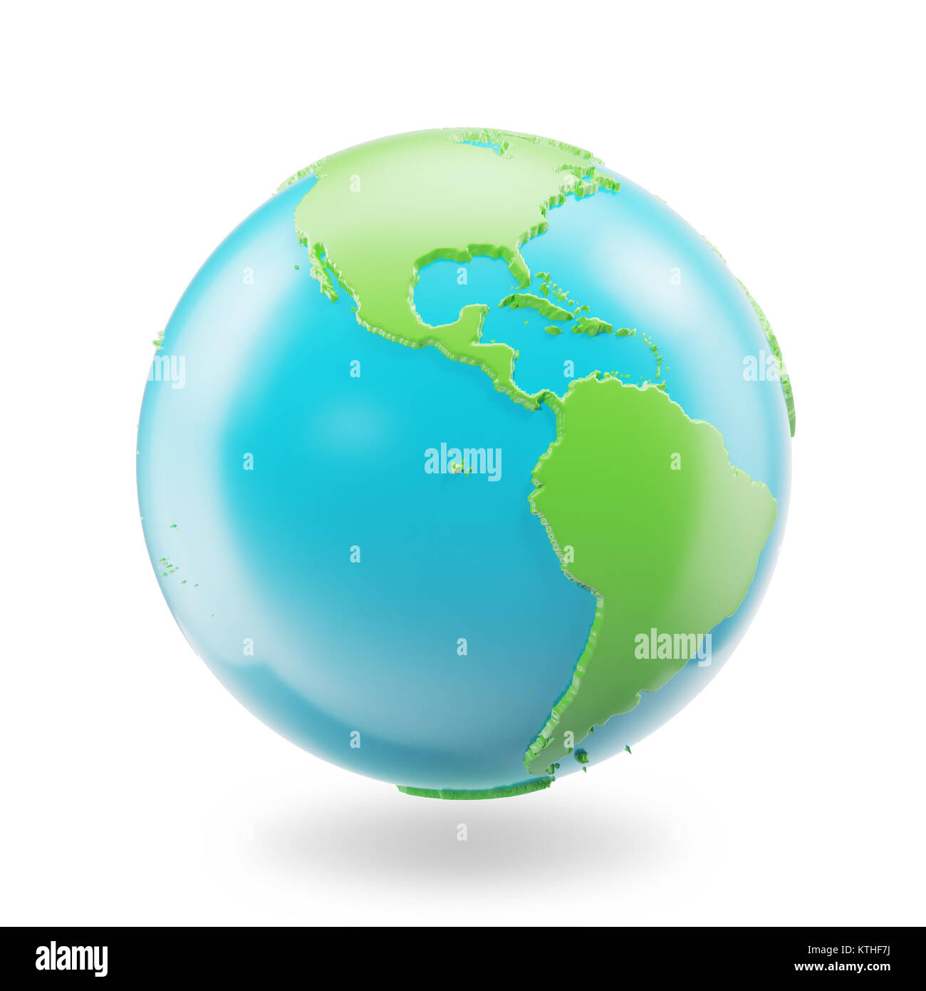 Cartoon globe map world earth hi-res stock photography and images - Alamy