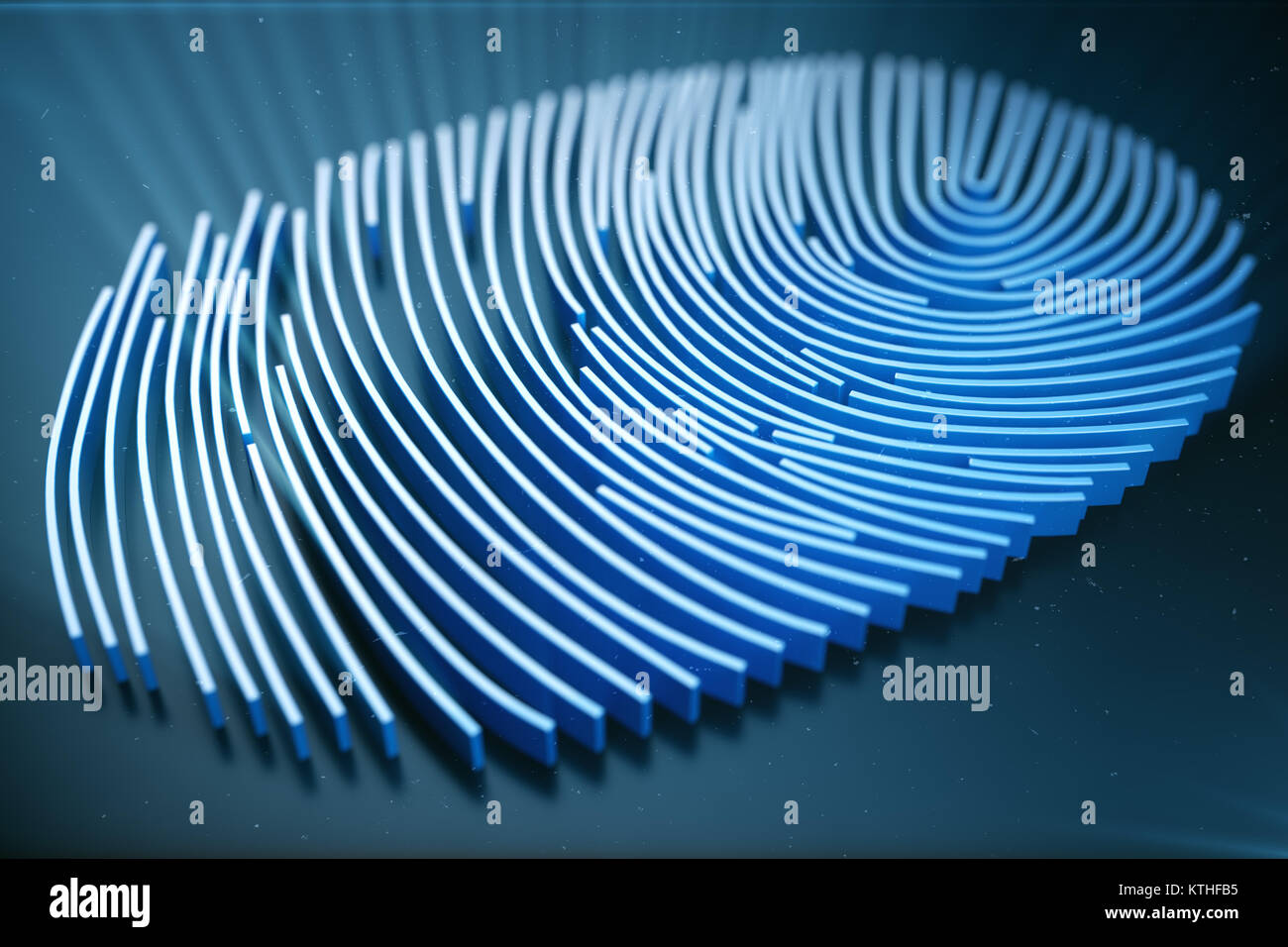 Fingerprint Scanning Identification System. Fingerprint scan provides ...