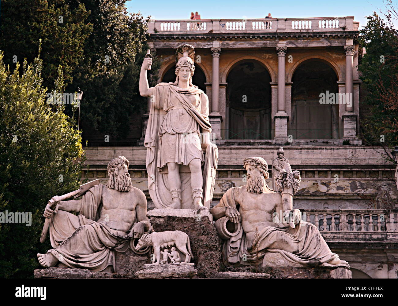 Rome statue romulus remus hi-res stock photography and images - Alamy