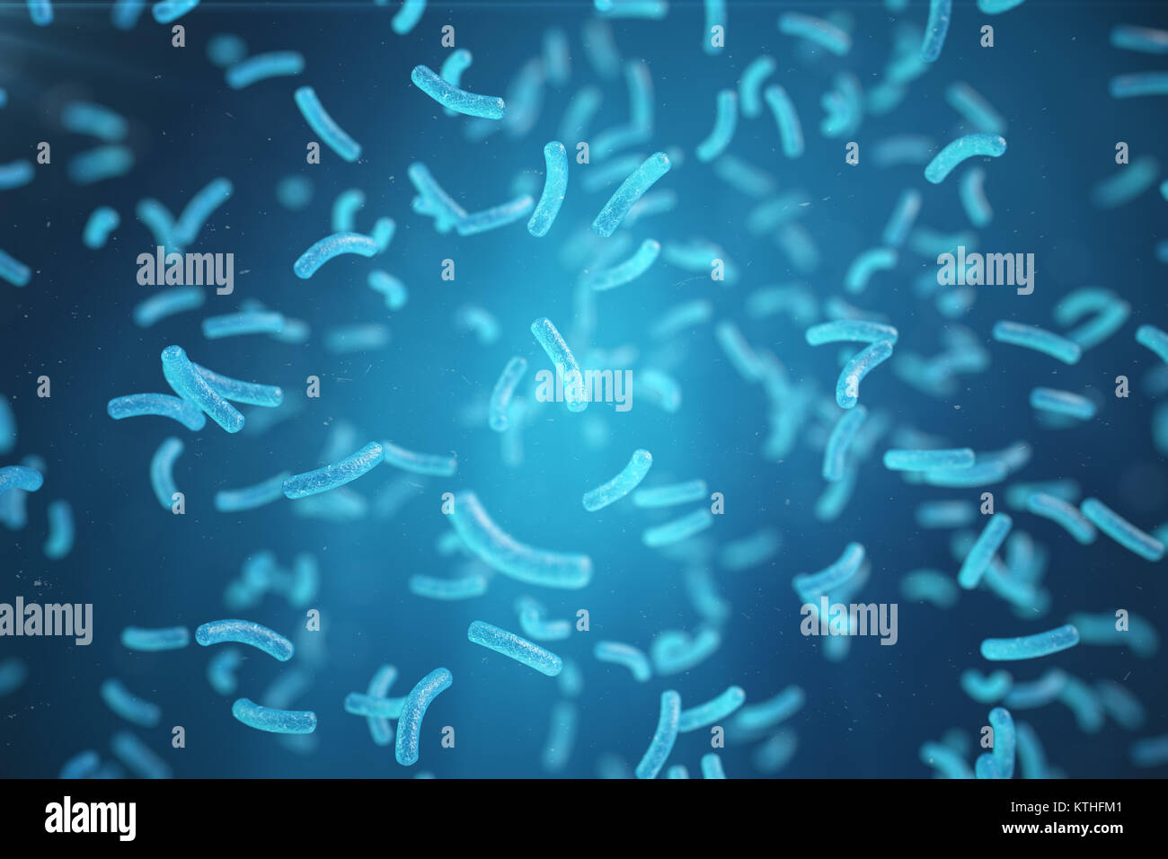 3d Illustration virus, bacteria, cell infected organism, virus abstract ...