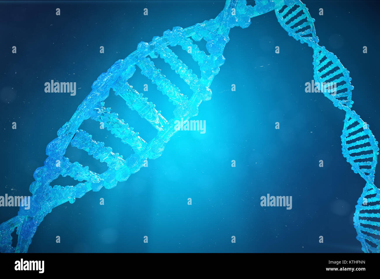 Helix DNA molecule with modified genes. Correcting mutation by genetic ...