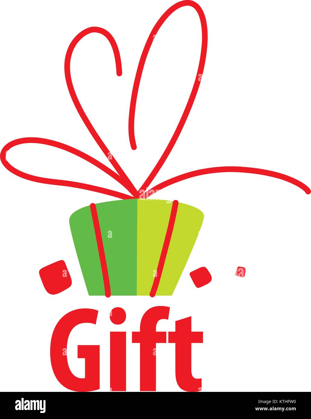 vector logo gift Stock Vector Image & Art - Alamy