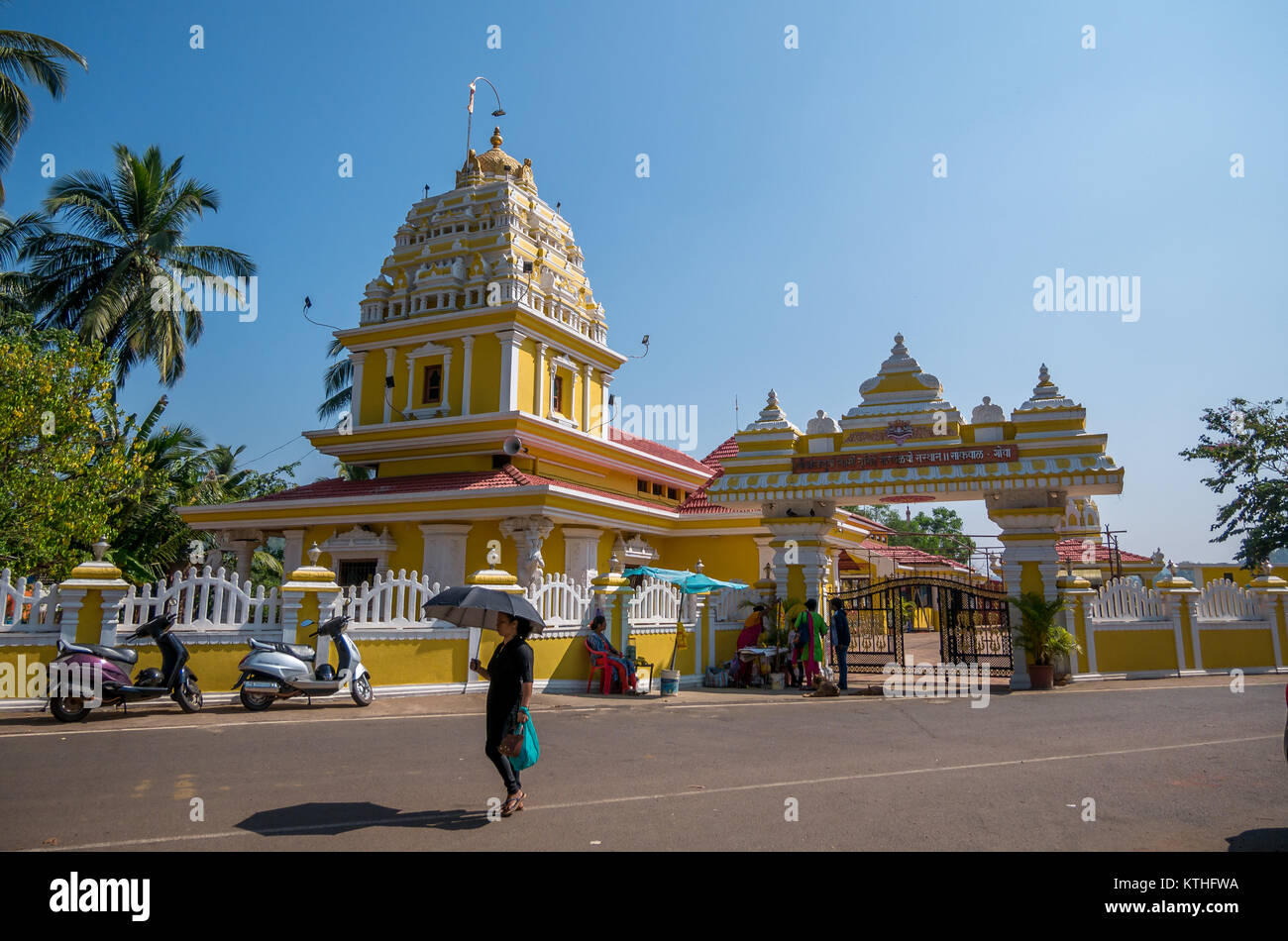 Shree shantadurga temple hi-res stock photography and images - Alamy