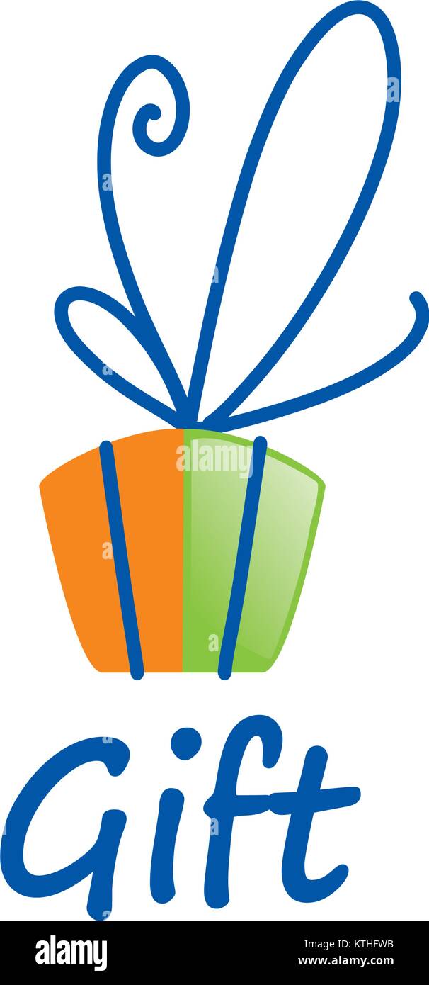 vector logo gift Stock Vector Image & Art - Alamy