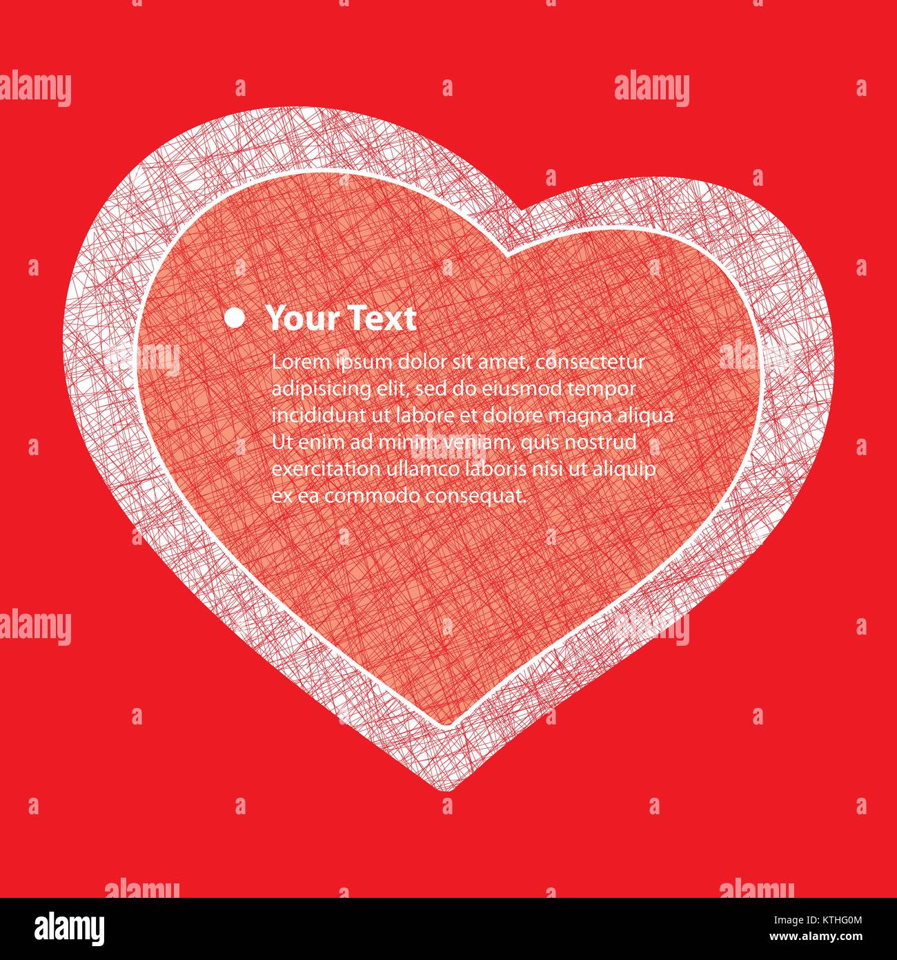 Red Heart - Abstract Background Design in Editable Vector Format Stock ...