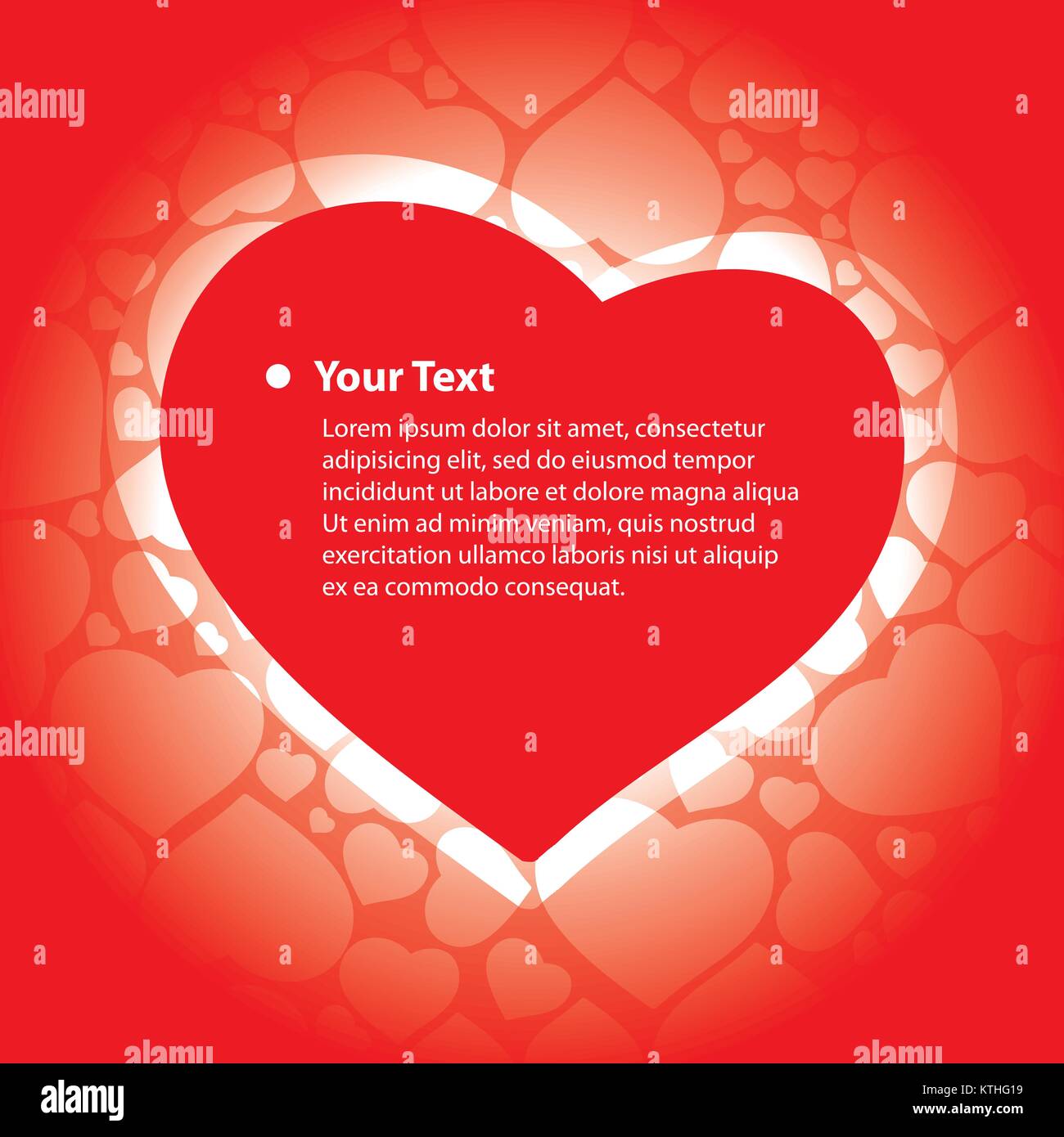 Red Heart - Abstract Background Design in Editable Vector Format Stock ...