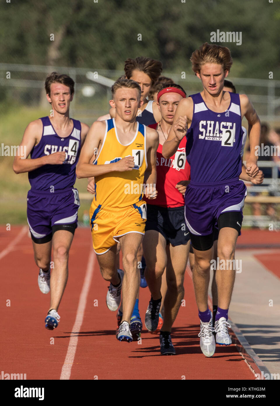 Track and field action during the Northern Section Finals in Cottonwood ...
