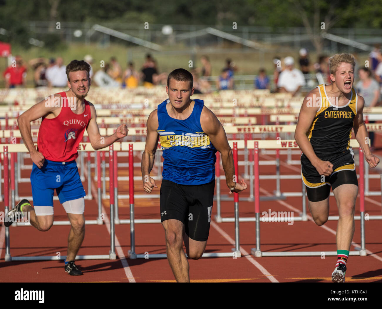 Track and field action during the Northern Section Finals in Cottonwood ...