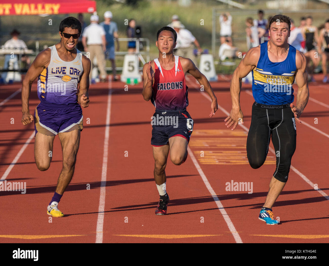 Track and field action during the Northern Section Finals in Cottonwood ...
