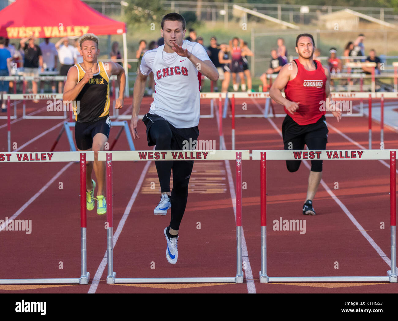 Track and field action during the Northern Section Finals in Cottonwood ...