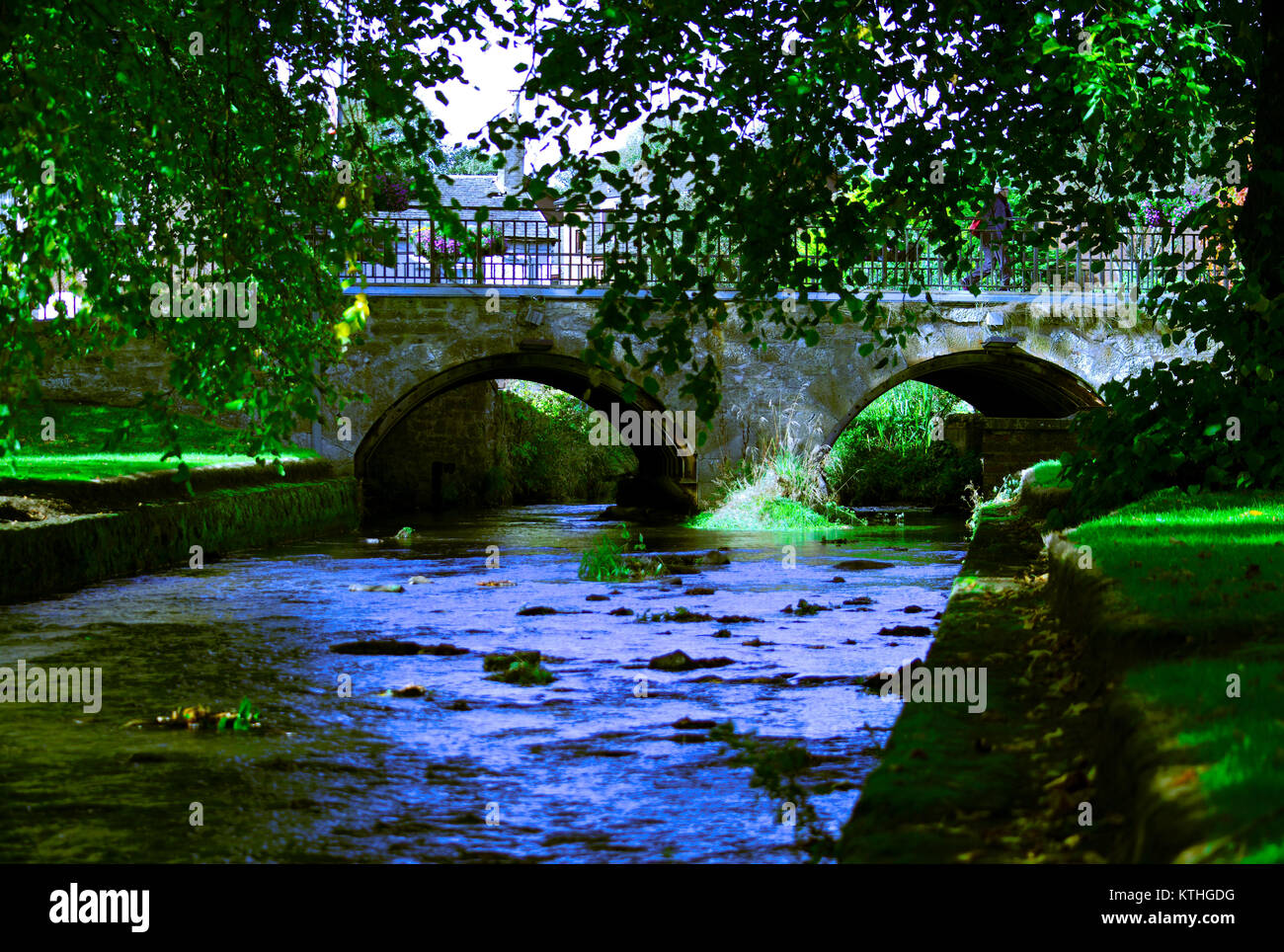 Double arch bridge Stock Photo - Alamy